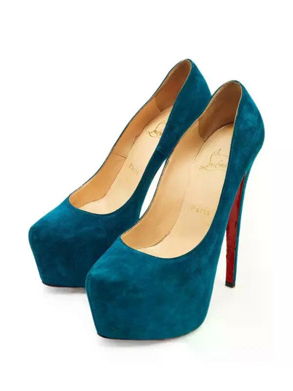 CHRISTIAN LOUBOUTIN Daffodile Platform Pumps - Blue