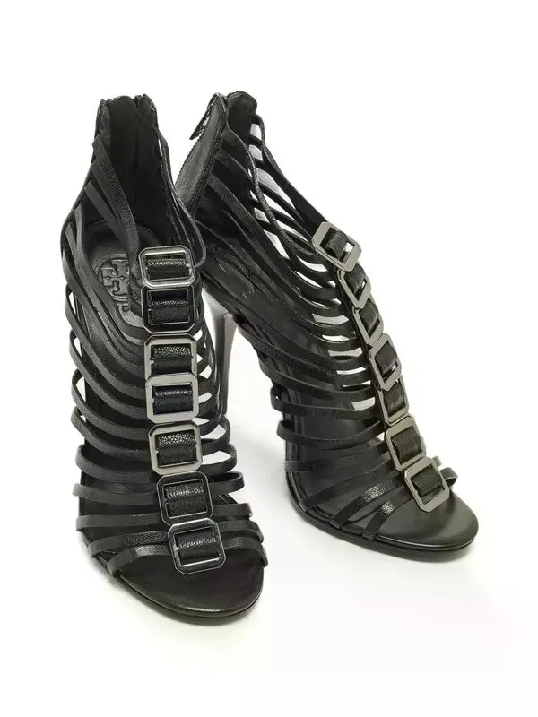 Tory Burch Strappy Caged Stiletto Sandals