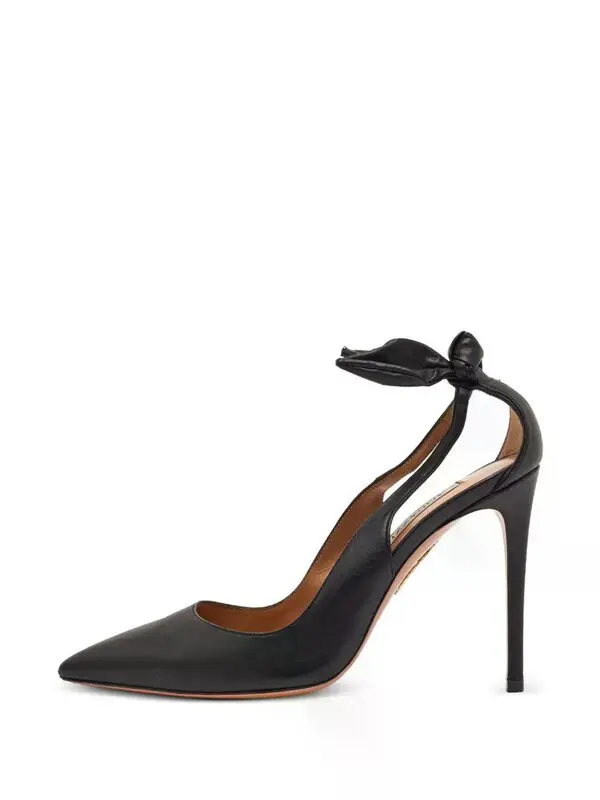 AQUAZZURA Bow Tie Pointed-toe Pumps