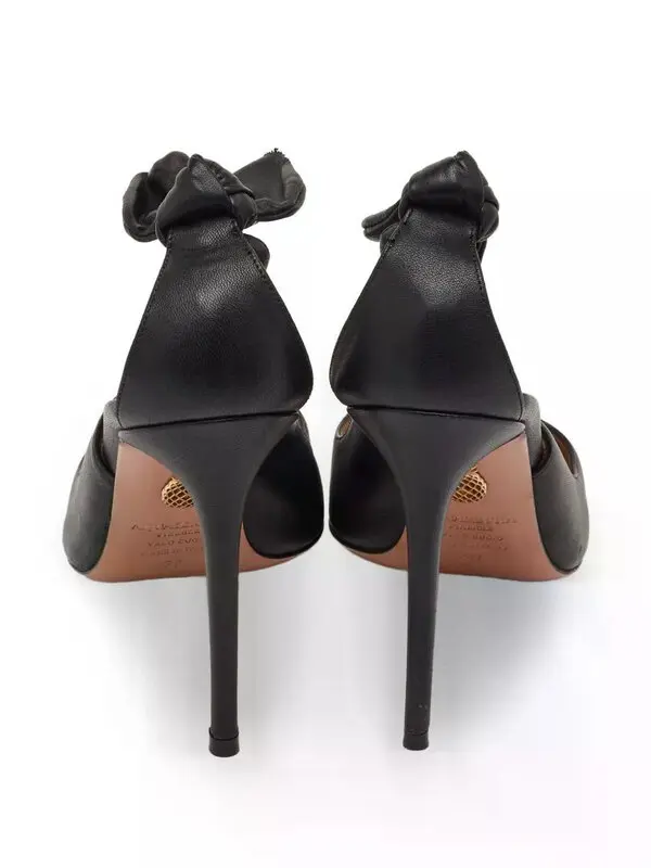 AQUAZZURA Bow Tie Pointed-toe Pumps