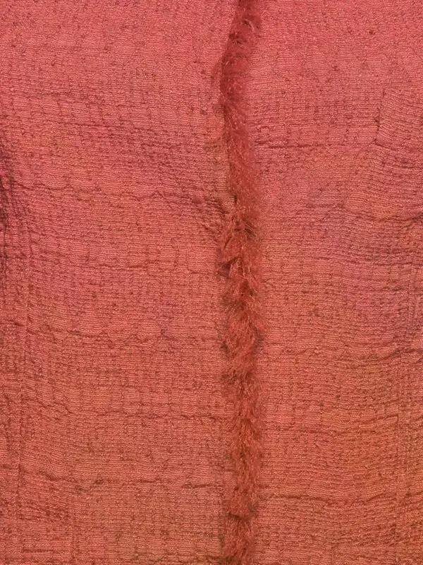 Marni Pink Tweed Fringed Jacket