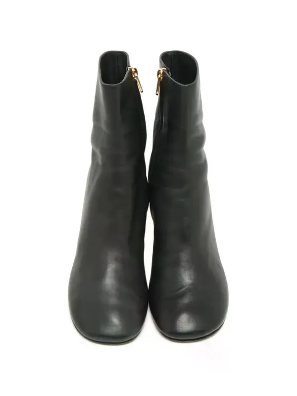Fendi Sculptural Heel Ankle Boots - Black