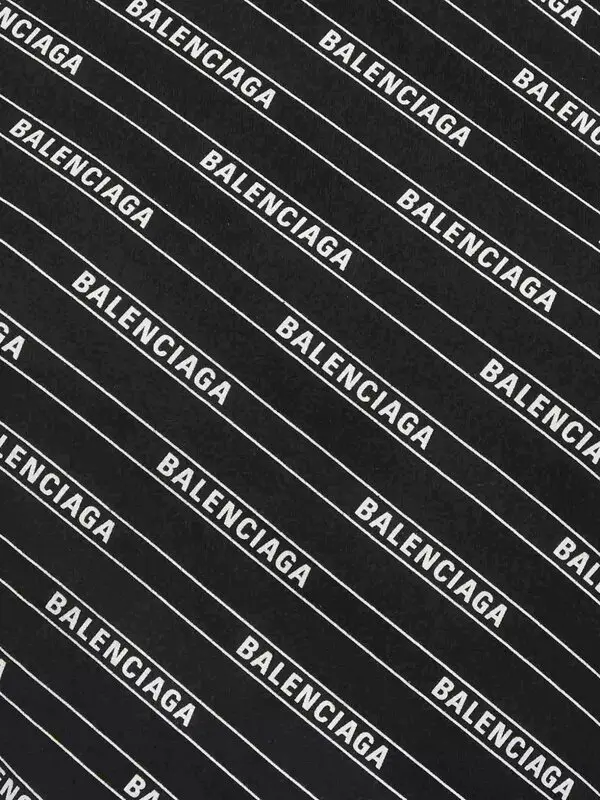 Balenciaga All-over Logo Print T-shirt