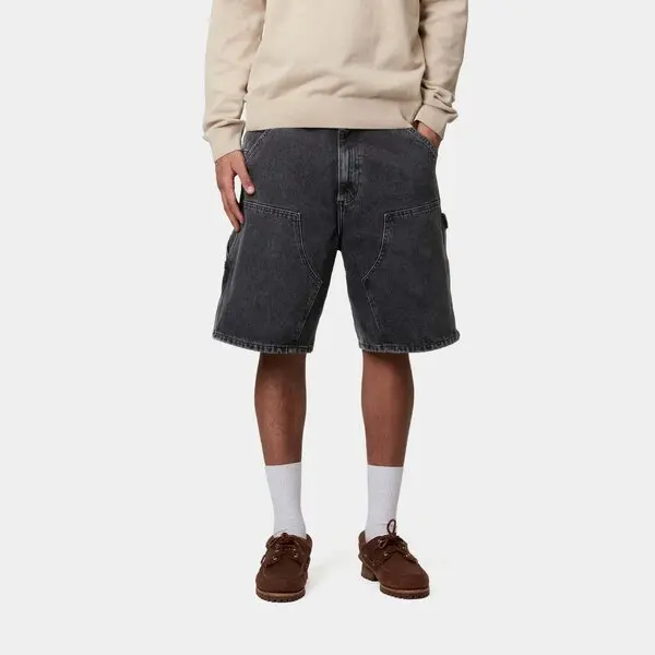 Carhartt Work In Progress Double Knee Smith Denim Shorts
