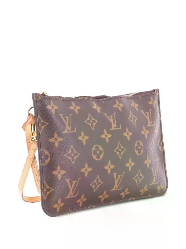 LOUIS VUITTON Monogram Canvas Large Pouch - Brown