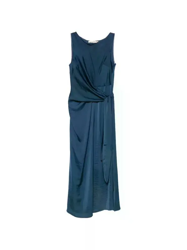 MOUTAKI Sleeveless Knot Detail Midi Dress