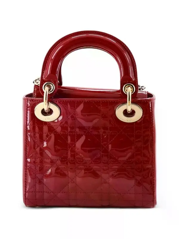 Dior Lady Chain Bag - Red