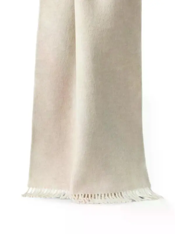 Brunello Cucinelli Wool And Cashmere Knit Scarf