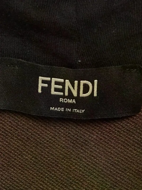 Fendi Logo Tape Hoodie