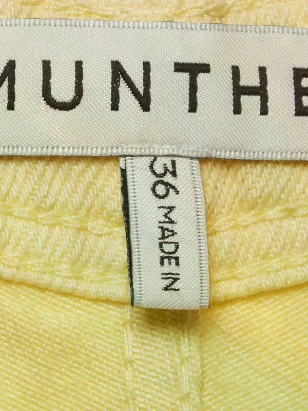 Munthe Drawstring Wide-leg Jeans - Yellow