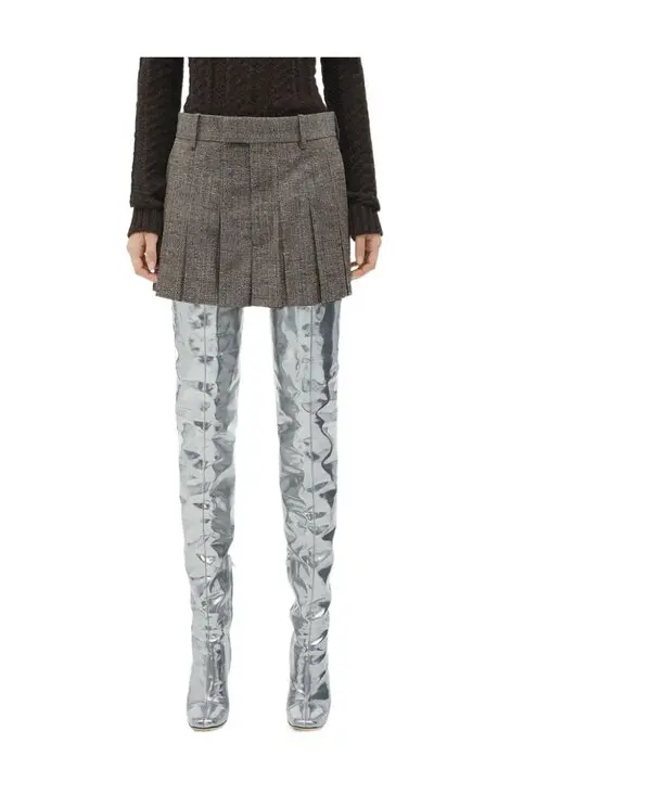 Bottega Veneta Mini Pleated Skirt