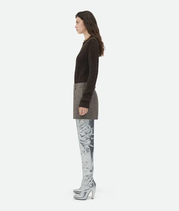 Bottega Veneta Mini Pleated Skirt