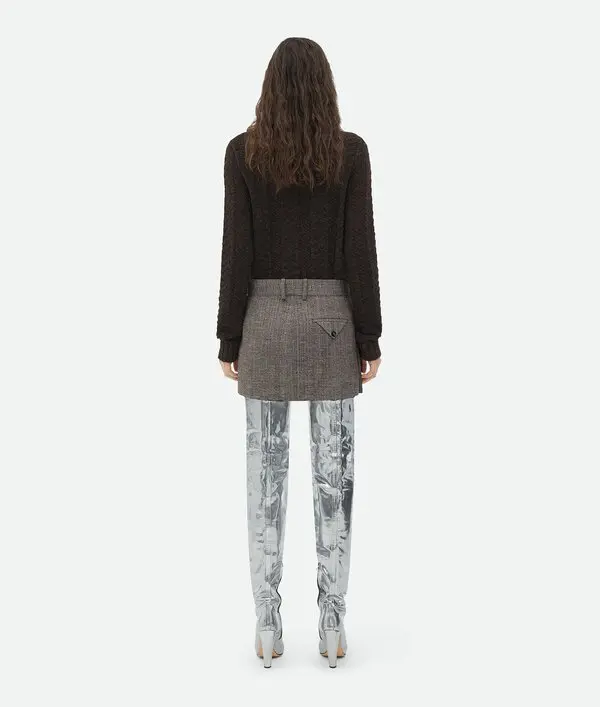 Bottega Veneta Mini Pleated Skirt