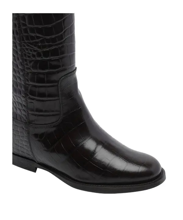 VIA ROMA 15 Round-toe Ankle Boots