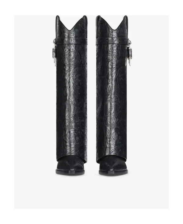 Givenchy Shark Lock Western Boots