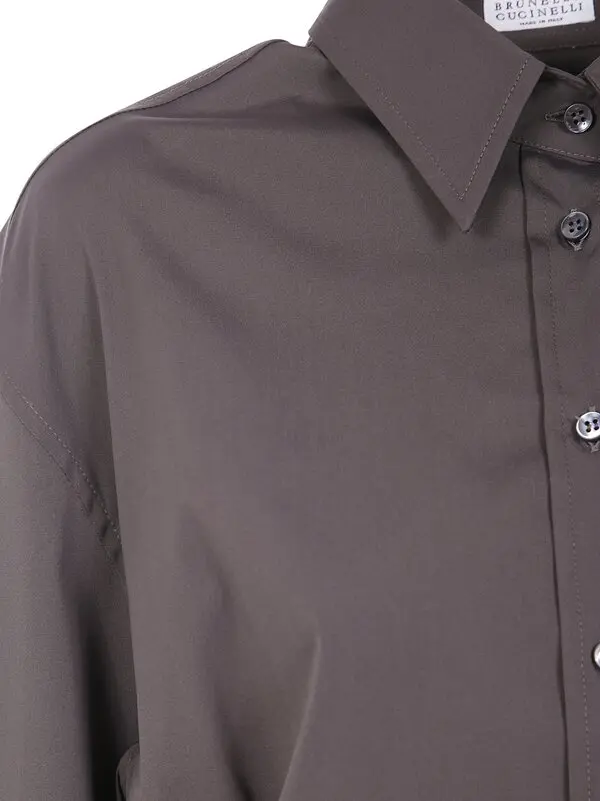Brunello Cucinelli Long-sleeved Buttoned Shirt