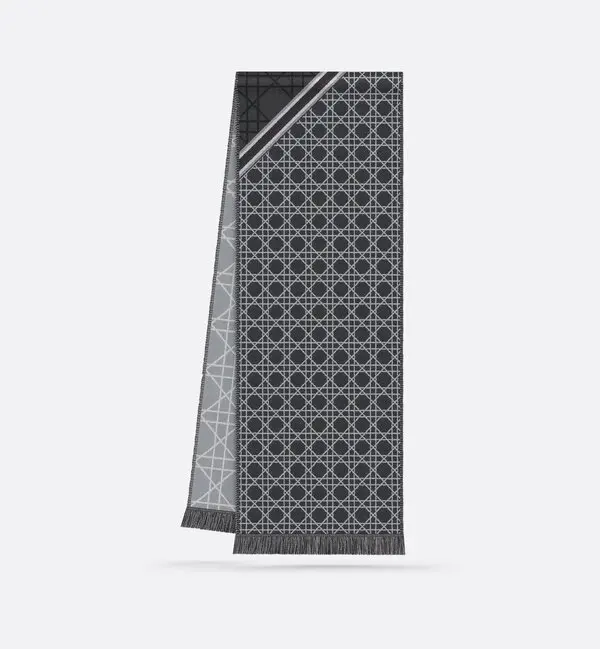 Dior Striped Cannage Scarf
