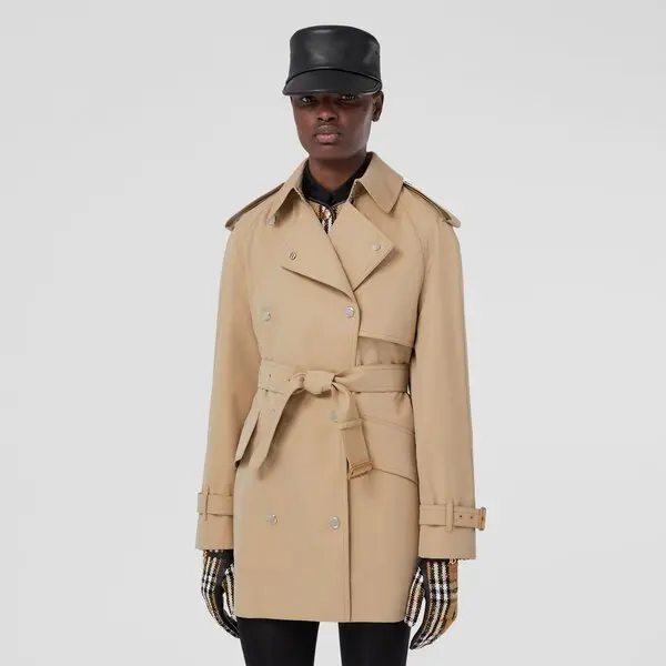 Burberry Belted Gabardine Trench Coat