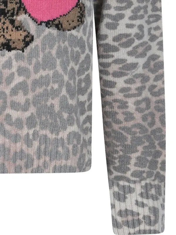 GANNI Dog Appliqué Knitwear
