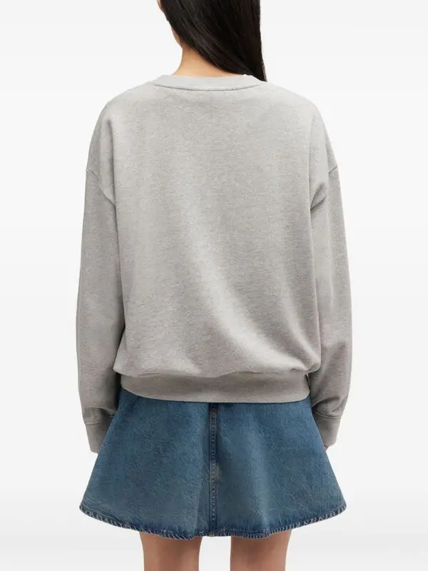 GANNI Margot Kitty Organic Cotton Sweatshirt