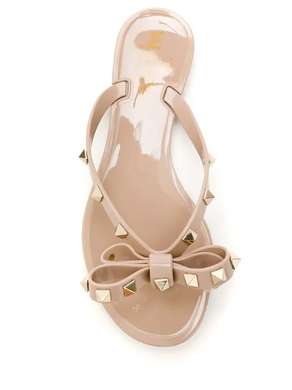 Valentino Garavani Rockstud Embellished Thong Sandals - Multicolor