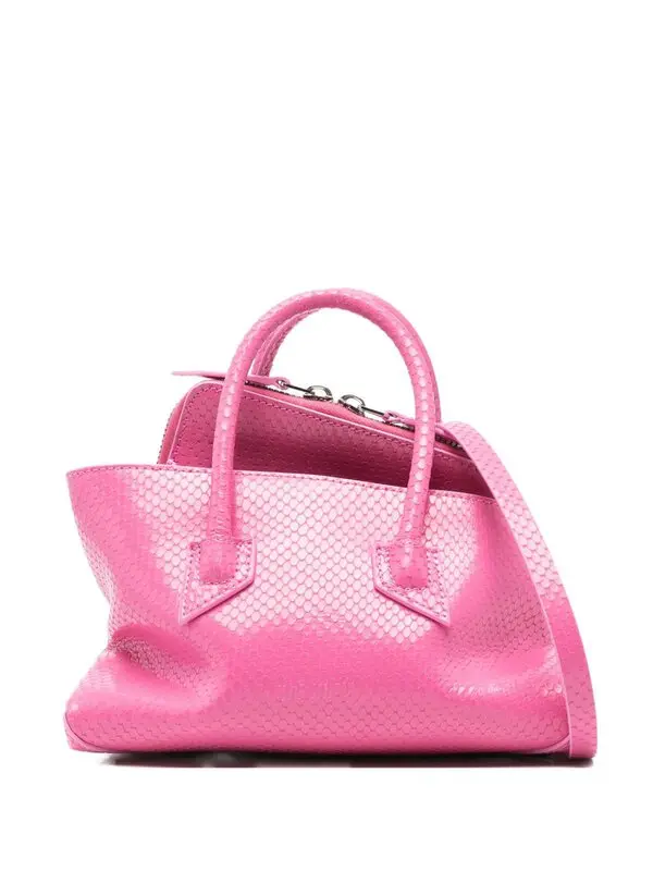 Attico La Passeggiata Mini Leather Shoulder Bag - Multicolor