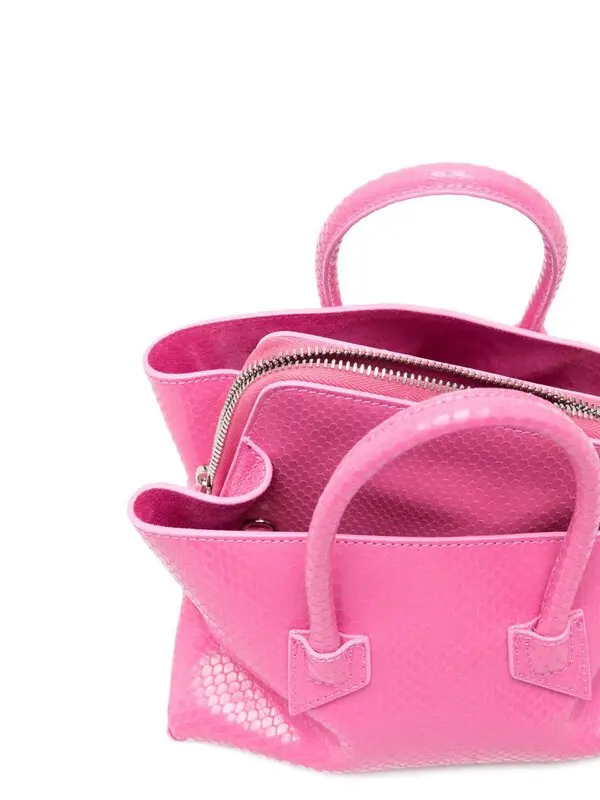 Attico La Passeggiata Mini Leather Shoulder Bag - Multicolor