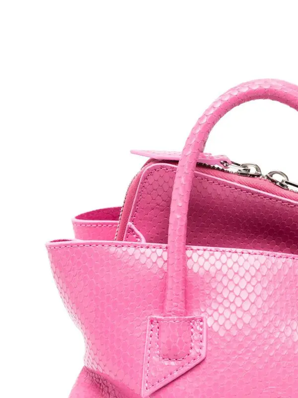 Attico La Passeggiata Mini Leather Shoulder Bag - Multicolor