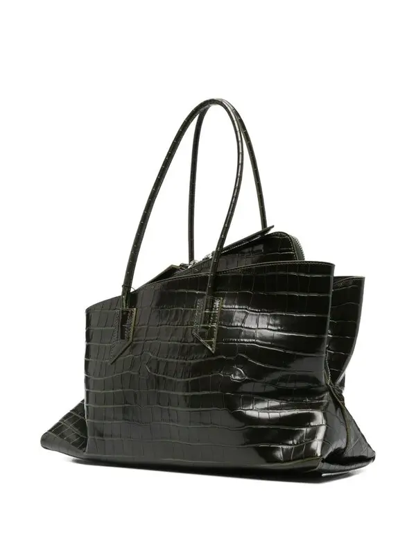 Attico La Passeggiata Medium Leather Shoulder Bag - Multicolor