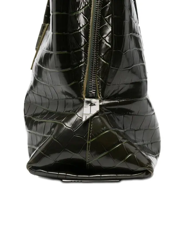 Attico La Passeggiata Medium Leather Shoulder Bag - Multicolor