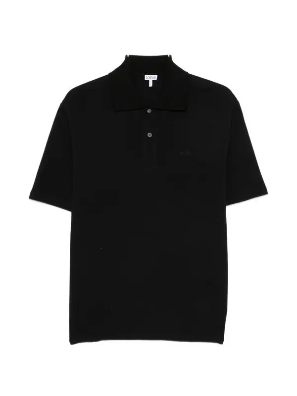 Loewe Anagram Cotton Polo Shirt