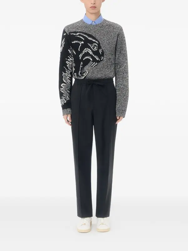 Valentino Garavani Vlogo Wool Trousers - Multicolor