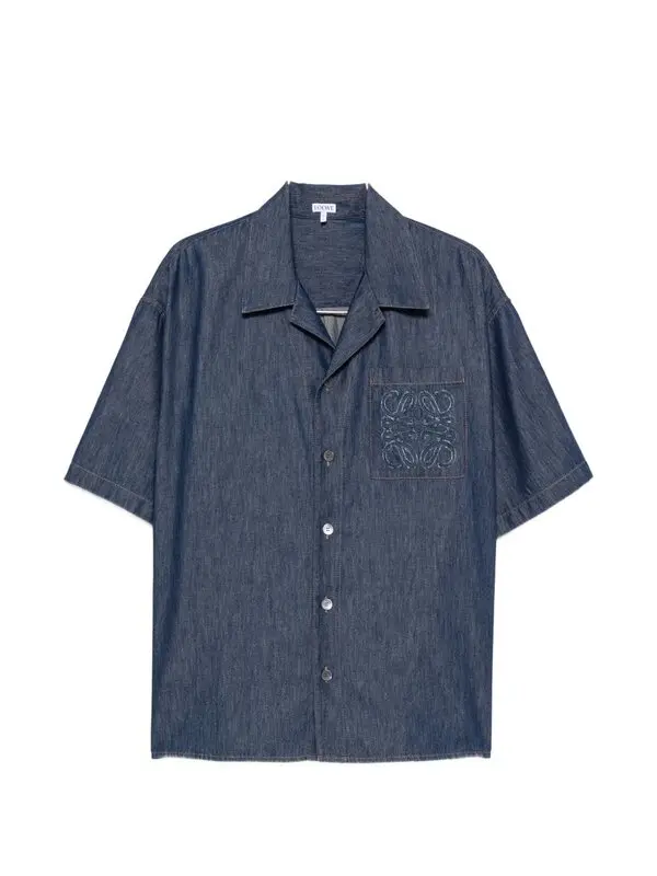 Loewe Anagram Denim Shirt - Multicolor