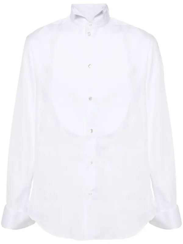 Giorgio Armani Cotton Smoking Shirt - Multicolor
