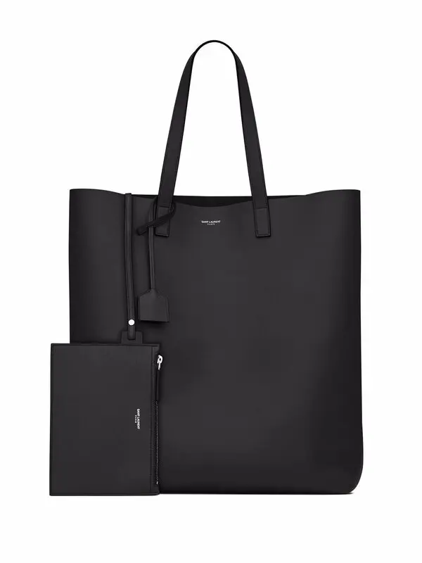 Saint Laurent Bold Leather Tote Bag