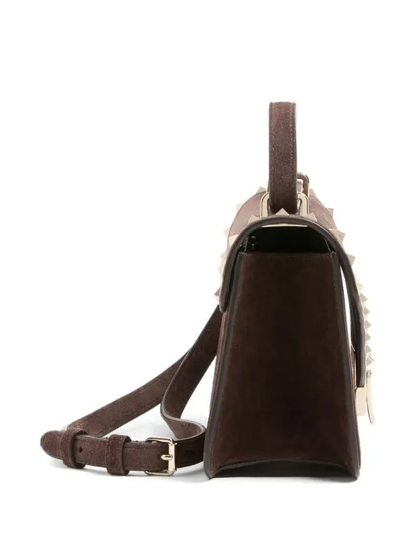 Valentino Garavani Rockstud Suede Shoulder Bag - Multicolor