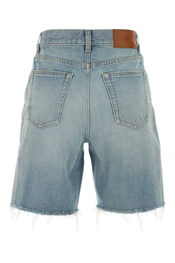 Chloé Denim Bermuda Shorts