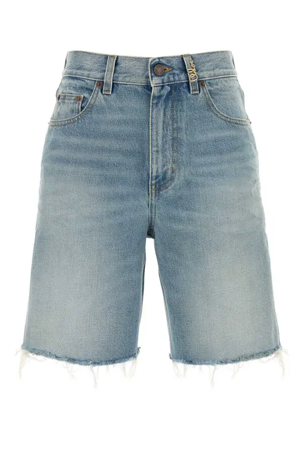 Chloé Denim Bermuda Shorts - Blue