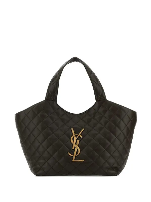 Saint Laurent Icare Medium Leather Tote - Multicolor
