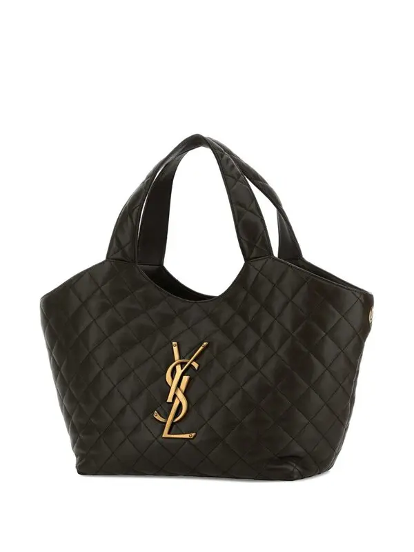 Saint Laurent Icare Medium Leather Tote - Multicolor