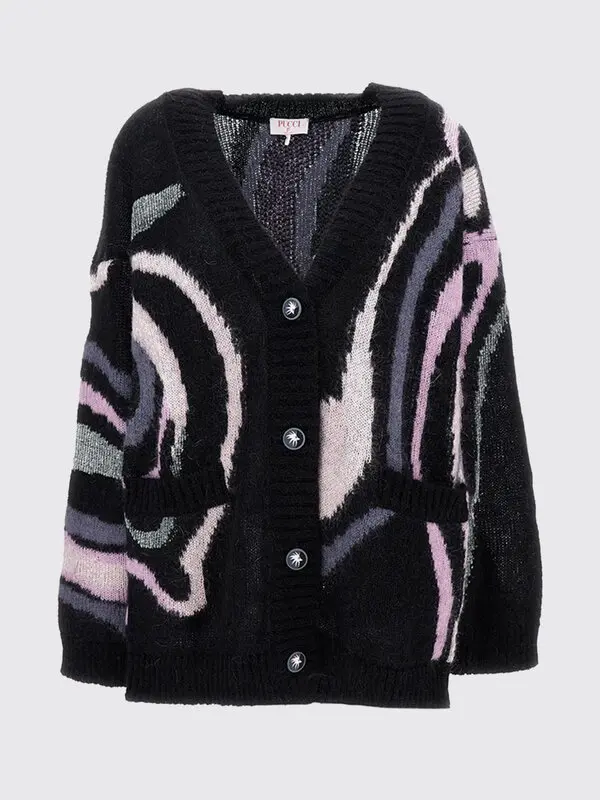 Emilio Pucci Patterned V-neck Cardigan - Multicolor