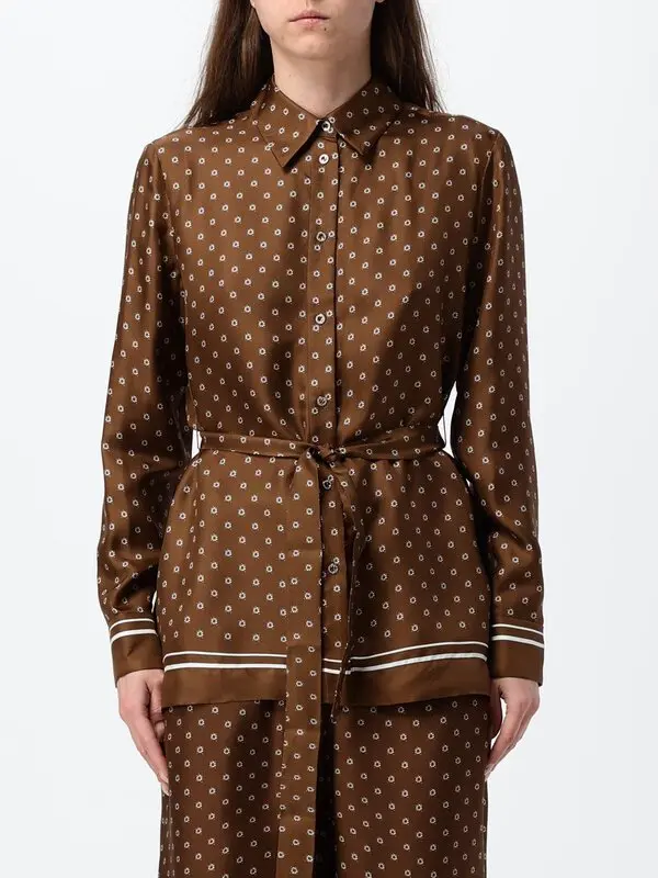 Max Mara Printed Shirt - Brown