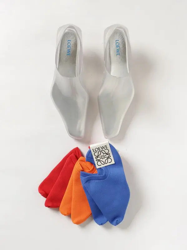 Loewe Transparent Sculptural Heel Pumps - Multicolor