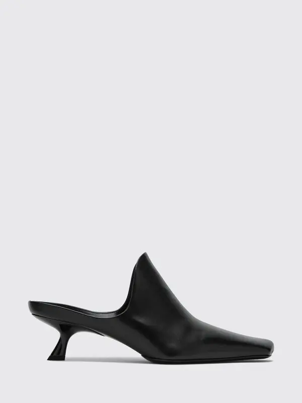 Loewe Calf Leather Mules - Black