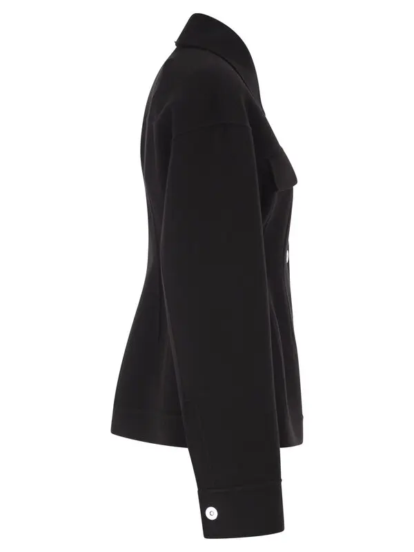 Sportmax Arena Tailored Virgin Wool Jacket With Sculpted Silhouette
