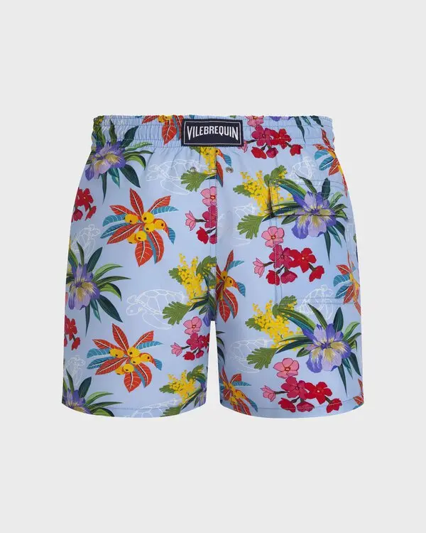 Vilebrequin Swim Trunks Garden Turtles Swimwear Moorea