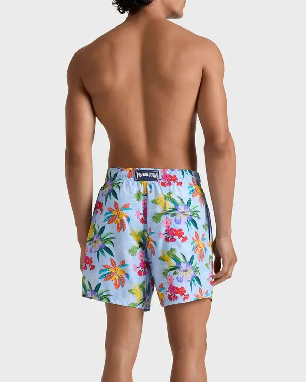 Vilebrequin Swim Trunks Garden Turtles Swimwear Moorea