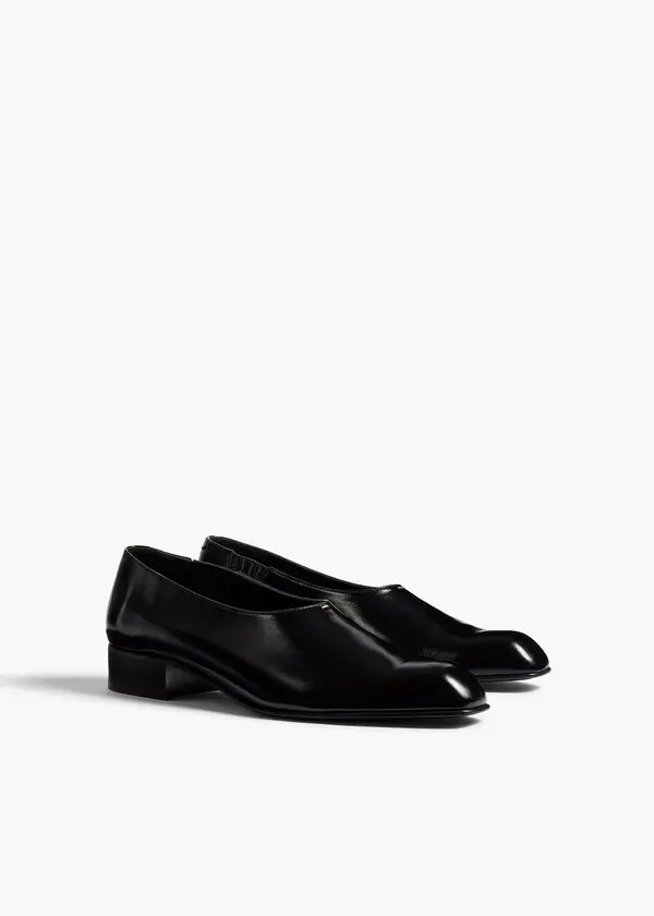 Khaite Colt Slip-on Loafer - Black