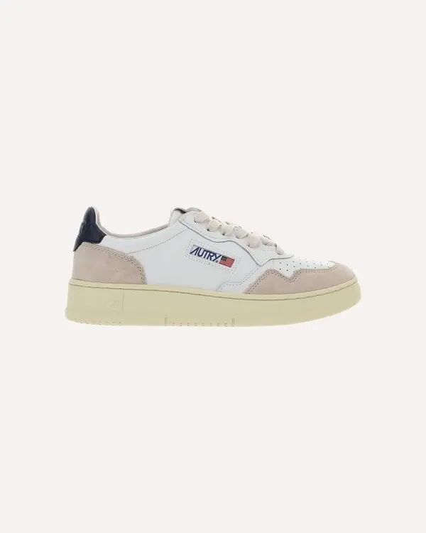 AUTRY Medalist Low Leather Sneakers - White