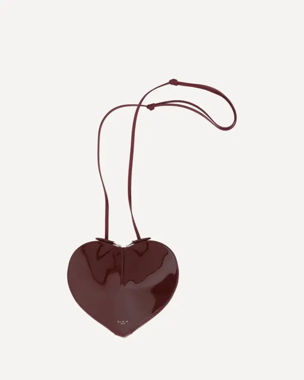 Alaïa Le Coeur Heart Shoulder Bag - Bordeaux